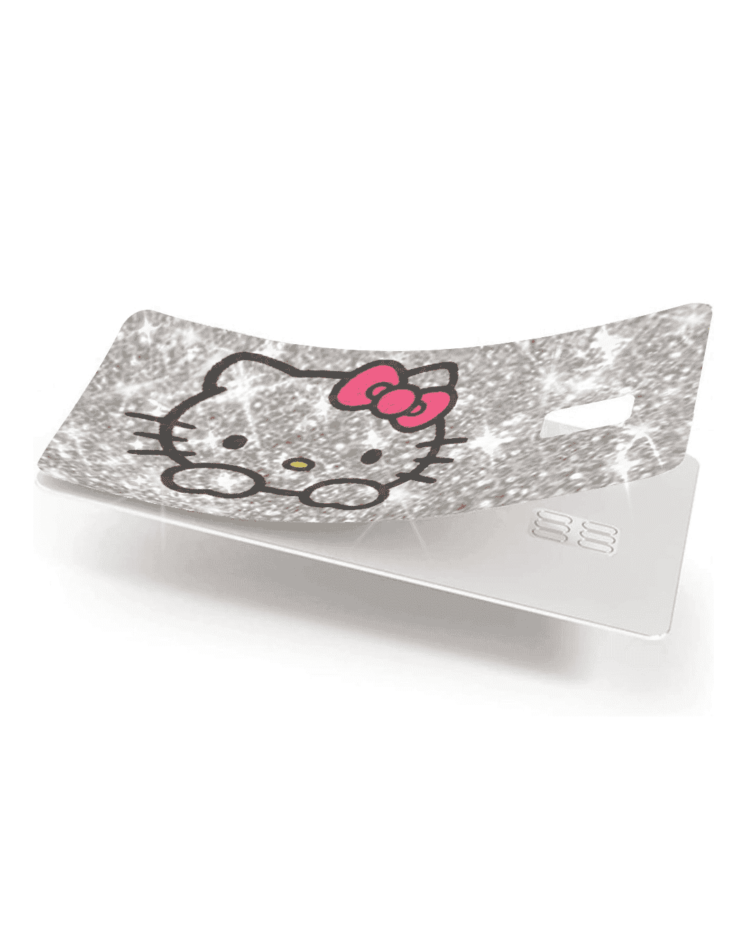 Silver Ultra Bling Reflective Pink Cat – Exotix Card