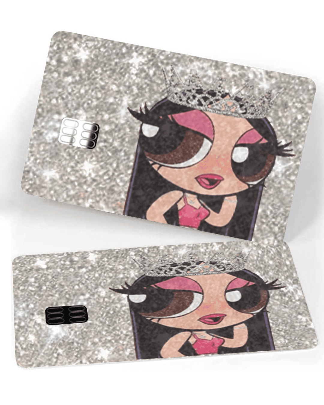 Silver BLING REFLECTIVE BACK INFORMATION Girl Exotix – Exotix Card