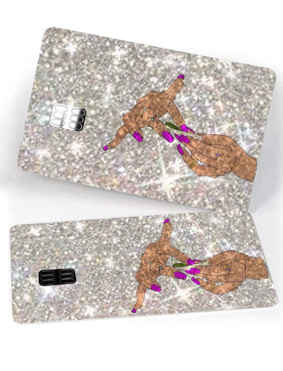 BRIGHT REFLECTIVE BACK INFORMATION SMOKE GIRL – Exotix Card